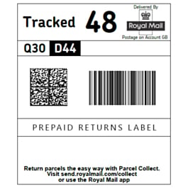 Royal Mail Tracked Returns 48 - Cloving.co.uk